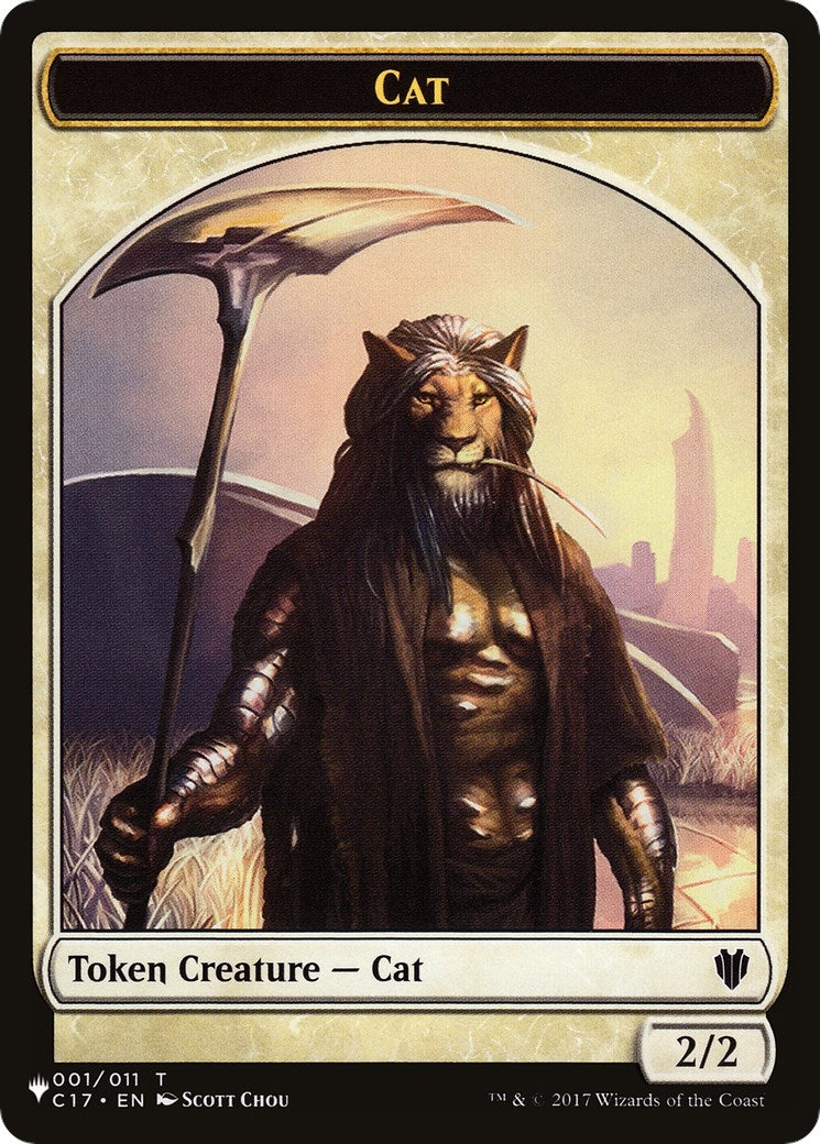 Cat 001 Citizen Double Sided Token (1 // 12) [LIST] – Grey Ogre Games USA